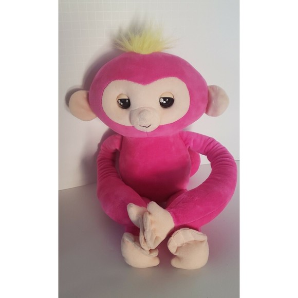 Toys | Pink Fingerlings Hugs Interactive Plush Monkey By Wowwee Bella ...
